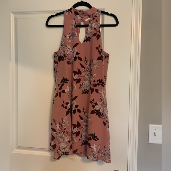 miami | Dresses | Womens Miami Pink Floral Mini Dress | Poshmark